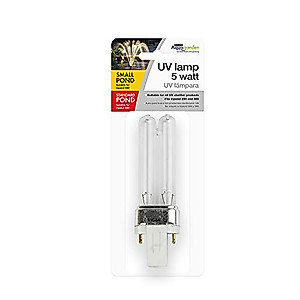 Aquagarden Pennington Aquagarden, Inpond & Awesome Pond UVC Replacement Lamp - 5 Watt , Fits the 200 & 300 & 450 Gallon Models