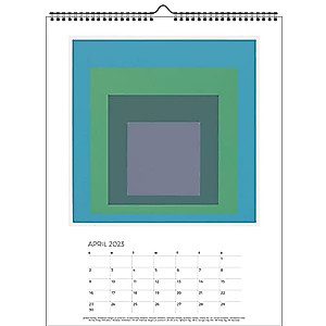 Homage to the Square 2023 Wall Calendar