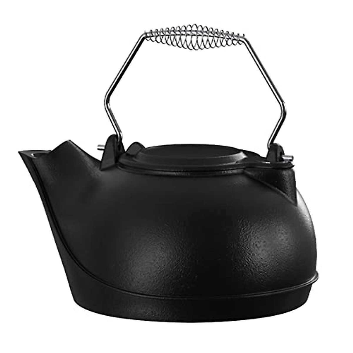 Fire Beauty Humidifying Iron Kettle，Stove Humidifier，Wood Stove Kettle，Cast Iron，Chrome handle