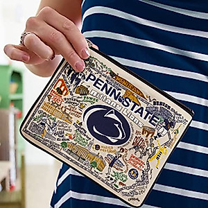 Catstudio Penn State University Collegiate Zipper Pouch Purse | Holds Your Phone, Coins, Pencils, Makeup, Dog Treats, & Tech Tools