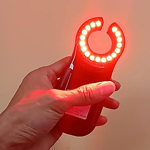 Portable Handheld Vein Detector, Rechargeable Vein Finder Viewer, Handheld Vein Locator with 18 LEDs, Efficient Finding and Clear Display Effect, for Any Skin Color of All Ages, Gifting