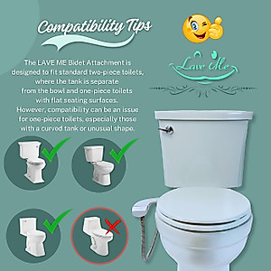 LAVE ME Bidet Attachment for Better Personal Hygiene, Toilet Sprayer, Bidgets For Toilets, Bidet Sprayer For Toilets, Non-Electric Bidet, Bidays For Toilets, Ducha Para Toilet, Baday