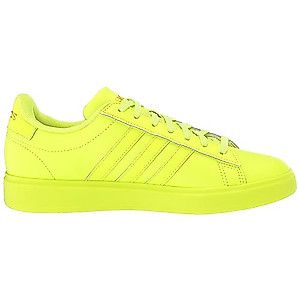 adidas Women's Grant Court 2.0 Sneaker, Lucid Lemon/Lucid Lemon/Gold Metallic, 7