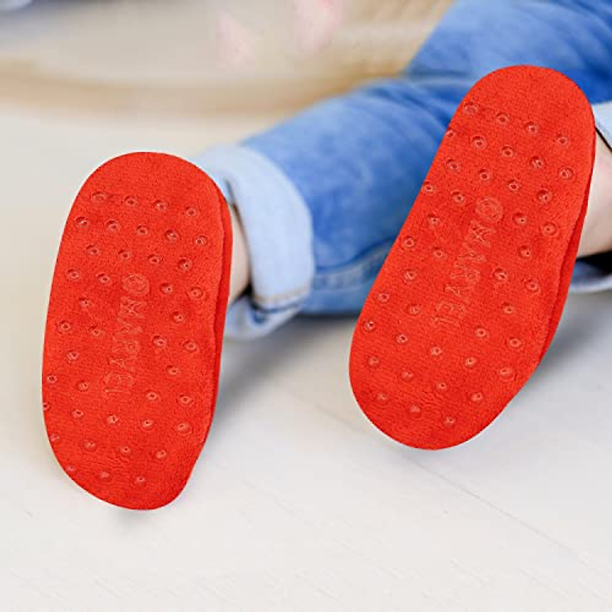 Marvel Socks and House Slippers, Spider Man Fuzzy Baba House Slipper Socks for Kids, Grippers, 2-Pack Black and Red Kids Fuzzy Socks