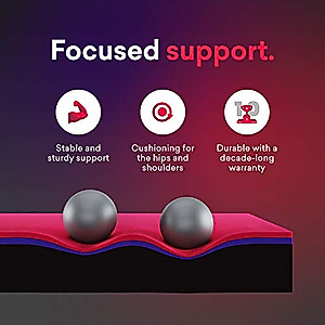 ZOMA Start Memory Foam Mattress Queen, 10" Inch Queen Bed Mattress in a Box with CertiPUR-US Certified Foam for a Supportive & Cooler Sleep, Medium-Soft Feel, Fiberglass Free Mattresses | Made in USA