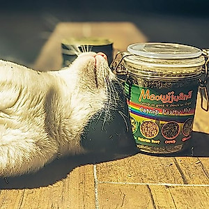 Meowijuana | Catnip Pawty Mix | Organic | Dried Premium 7 Herb Blend | High Potency | Perfect for Cat Toys | Grown in The USA | Feline and Cat Lover Approved