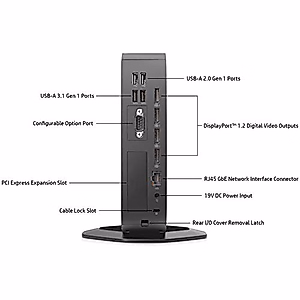 HP t740 Thin Client - AMD Ryzen V1756B Quad-core (4 Core) 3.25 GHz