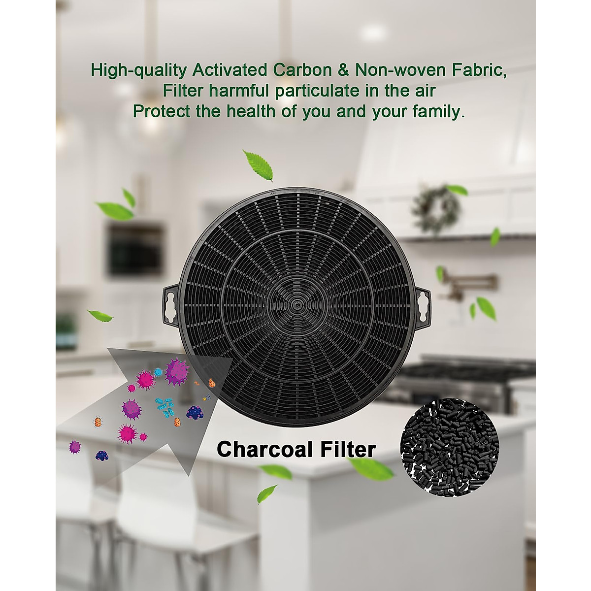 Akicon 30 Inch Range Hood Insert, Ultra Quiet Stainless Steel Ducted Insert/Built-in Kitchen Vent Hood with Powerful Suction, LED Lights and Dishwasher Safe Filters, 3-Speeds 600 CFM