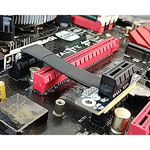 ADT-Link Dual 90Degree Right Angle PCIe 3.0 x1 to x1 Extension Cable R11SL-TL 8G/BPS High Speed PCI Express 1x Riser Card Ribbon Extender