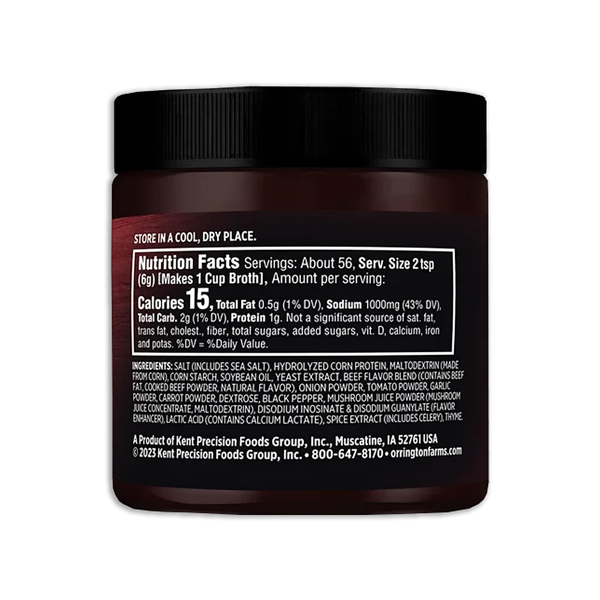 Orrington Farms Beef Flavored Soup Base 56 Servings ( 2 Pack )