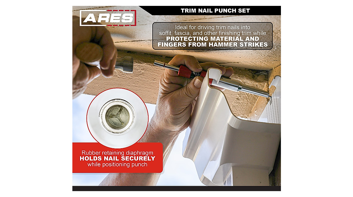 ARES 16-Pc Punch & Chisel Set | Durable & Versatile Tools