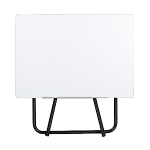 SD Studio Designs Ultima, Foldable Crafting Desk Top Angle and Height Adjustable Drafting Table, 42" W X 30" D, Black/White