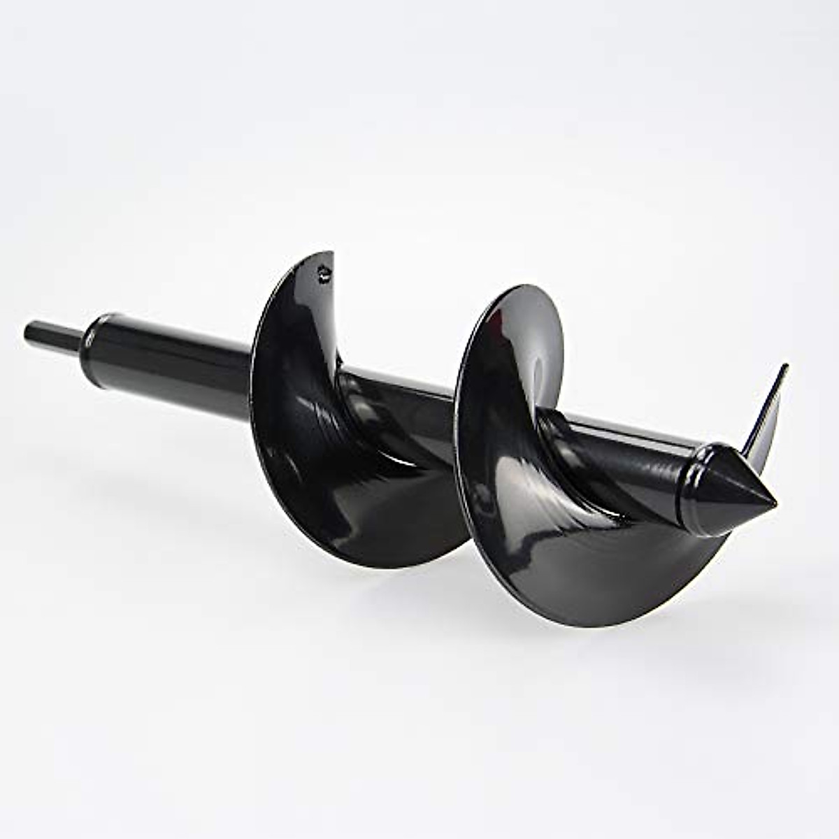 Auger Drill Bit - Garden Plant Flower Bulb Auger, 4" x 12" Easy Planter Garden Auger - Seedlings & Bedding Plant, Umbrella Hole Digger Solid Shaft Auger, Post Hole Digger for 3/8” Hex Drive Drill