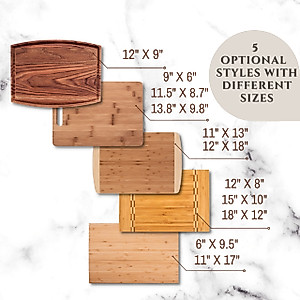 Personalized Cutting Boards, 11 Designs, 6 Cutting Board Styles - Wedding Gifts for Couples, Custom Kitchen Sign Gift for Couples, Personalized Gifts, Newlywed Gifts for Couples, Housewarming Gifts