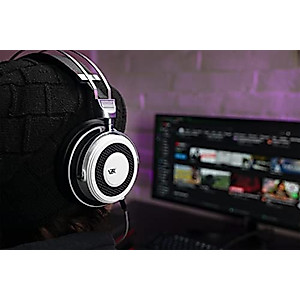 VZR Model One Gaming Headset – 3D Audio for First-Person Shooter/FPS Gaming, Patented CrossWave™ Spatial Audio, Removable Noise-Canceling Mic, 3.5mm Wired, Ultra Low Latency, All Day Comfort