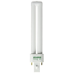 Sylvania 21273 Compact Fluorescent 2 Pin Single Tube 3500K, 9-watt