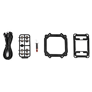 Thermaltake Pacific MX2 Ultra CPU Waterblock, 2.1 inch LCS Disaplay, Build in Water Temperature Senser, LGA 1700, CL-W332-CU00SW-A,Black