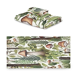 Flradish Watercolor Flowers Towels 3 Pack Bath Towels for Bathroom Set Soft Cotton Highly Absorbent Lightweight & Quickdry Towel Set 1 Bath Towel,1 Hand Towel,1 Washclothe