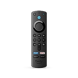 Alexa Voice Remote (3rd Gen) with TV controls, Requires compatible Fire TV device, 2021 release