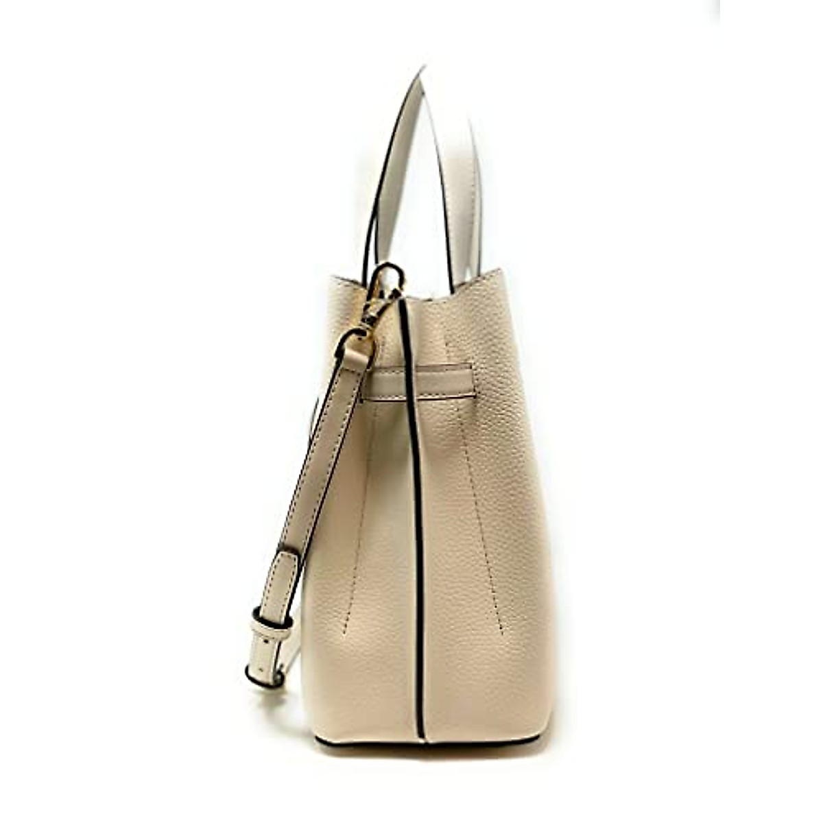 MICHAEL KORS EMILIA LARGE SATCHEL SHOULDER CROSSBODY BAG (CREAM)