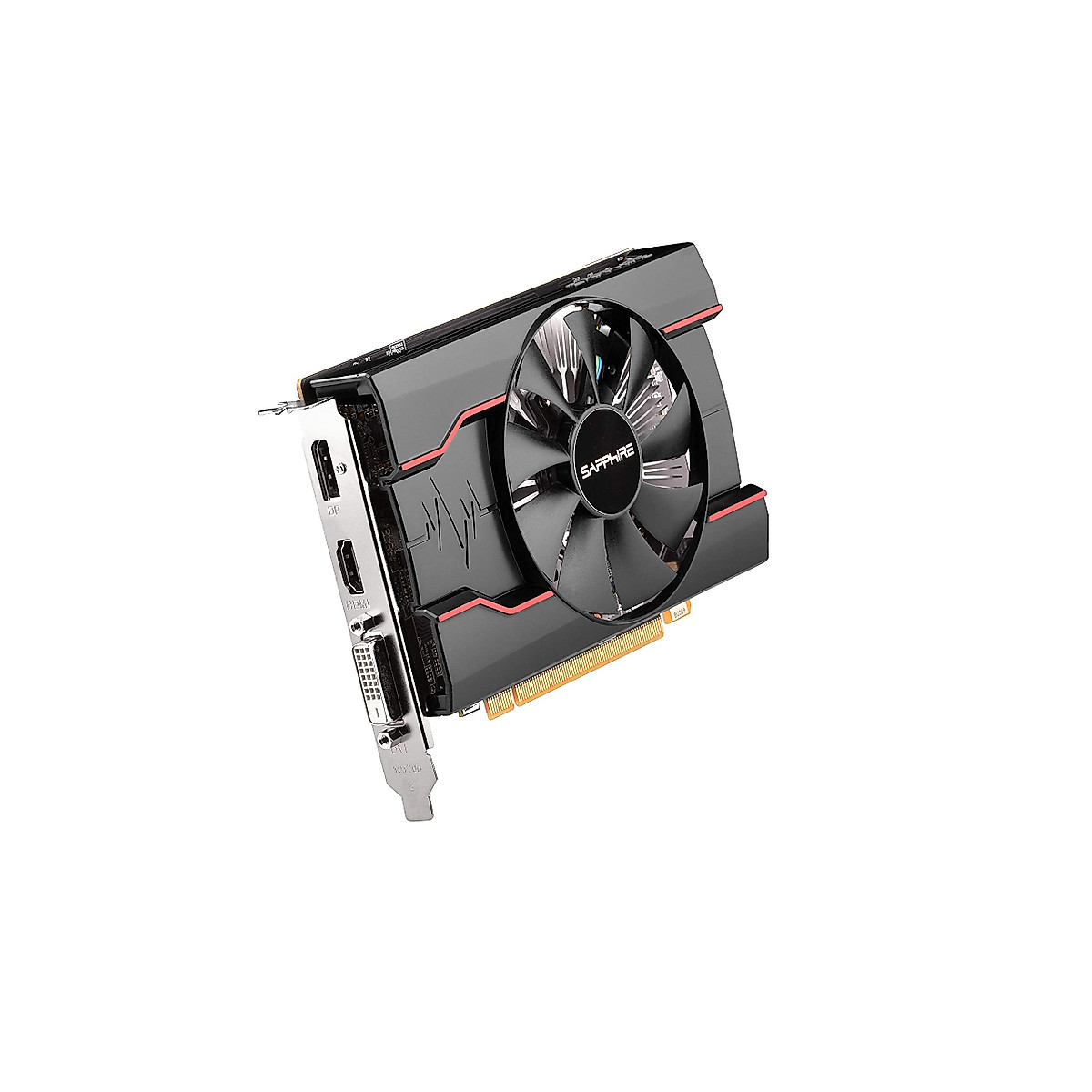 Sapphire Technology, Sapphire 11268-21-20G Radeon Pulse RX 550 2GB GDDR5 64-bit HDMI DVI-D DP OC (UEFI) PCI-E Graphics Card (Renewed)