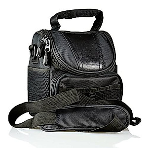 Camera Case Lightweight Black Strap Shoulder Bag for Olympus EP7 E-P7 PEN-F E-PL10 E-PL9 E-PL8 E-PL7 E-PL6 E-PL5 E-PL3 E-PL2 E-PL1 E-P5 E-P3 E-P2 E-PM2 E-PM1