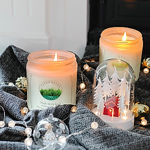 Citronella Candles Outdoor Indoor 7.5 OZ 4 Pack, 100% Soy Wax Candles for Home Scented Candles Outside for Party Hiking Camping Patio BBQ Deck Lanai Garden Yard Home Balcony