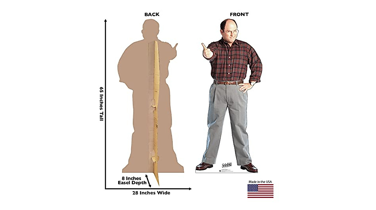 George Costanza Cardboard Cutout - Seinfeld Standup