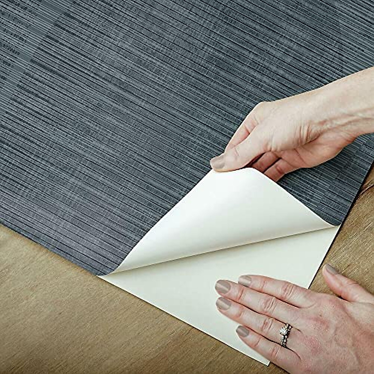 RoomMates RMK12226PLW Nikki Chu Indigo Blue Sahara Peel and Stick Wallpaper,1 roll - 20.5 inches wide x 18 feet