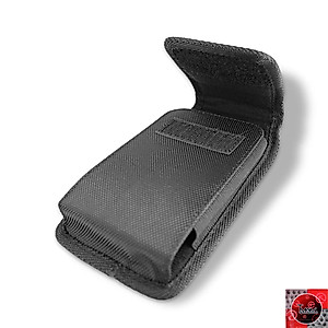 for Samsung Galaxy A13 5G Case, TMAN Premium Rugged Canvas Pouch case with [Belt Loop & Metal Clip Holster] for Samsung Galaxy A13 5G / A12 5G (XL Size Fit)