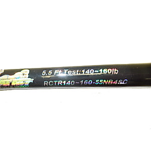 EatMyTackle 140-160 Pound Bent Butt Fishing Rods | Blue Marlin Tournament Edition (2 Pack)