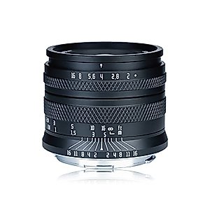 AstrHori 50mm F2.0 Large Aperture Full Frame Manual Prime Lens with Blur Effect & Filter Slot Compatible with Canon RF-Mount Mirrorless Camera EOS RP,EOS R5,EOS R6,EOS R3,EOS R,etc(Black)