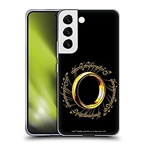 Head Case Designs Officially Licensed The Lord of The Rings The Fellowship of The Ring One Ring Graphics Soft Gel Case Compatible with Samsung Galaxy S22 5G