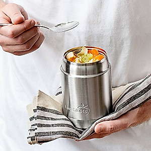 LunchBots 12oz Thermos Stainless Steel - Insulated Thermos - Keeps Food Hot or Cold for Hours - Leak-Proof Portable Thermal Food Jar is Ideal for Soup - 12 ounce - Royal