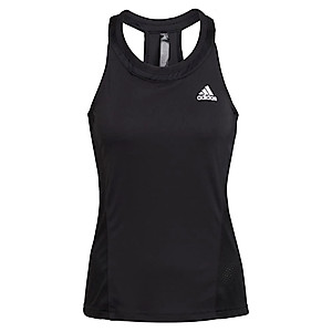 adidas Women's Club Tennis Tank, Black/White, Medium