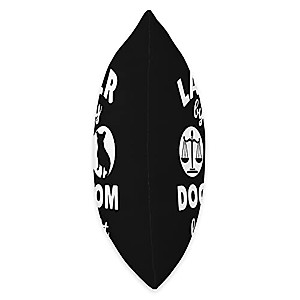 Lawyer Gifts For Women Dog Mom Law School Student Law Women Justice Lawyer by Day Dog Mom by Night Throw Pillow, 18x18, Multicolor