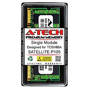 A-Tech 2GB RAM for Toshiba Satellite P105 | DDR2 667MHz SODIMM PC2-5300 200-Pin Non-ECC Memory Upgrade Module
