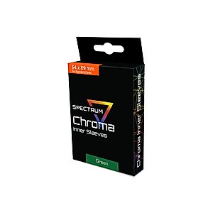 BCW Spectrum Green Chroma Inner Card Sleeves | Acid-Free Archival Quality Protection | Perfect Fit Sleeves for MTG, Pokemon | Dual-Sided Glossy-Clear & Solid Green Inner Sleeves | 100 Ct