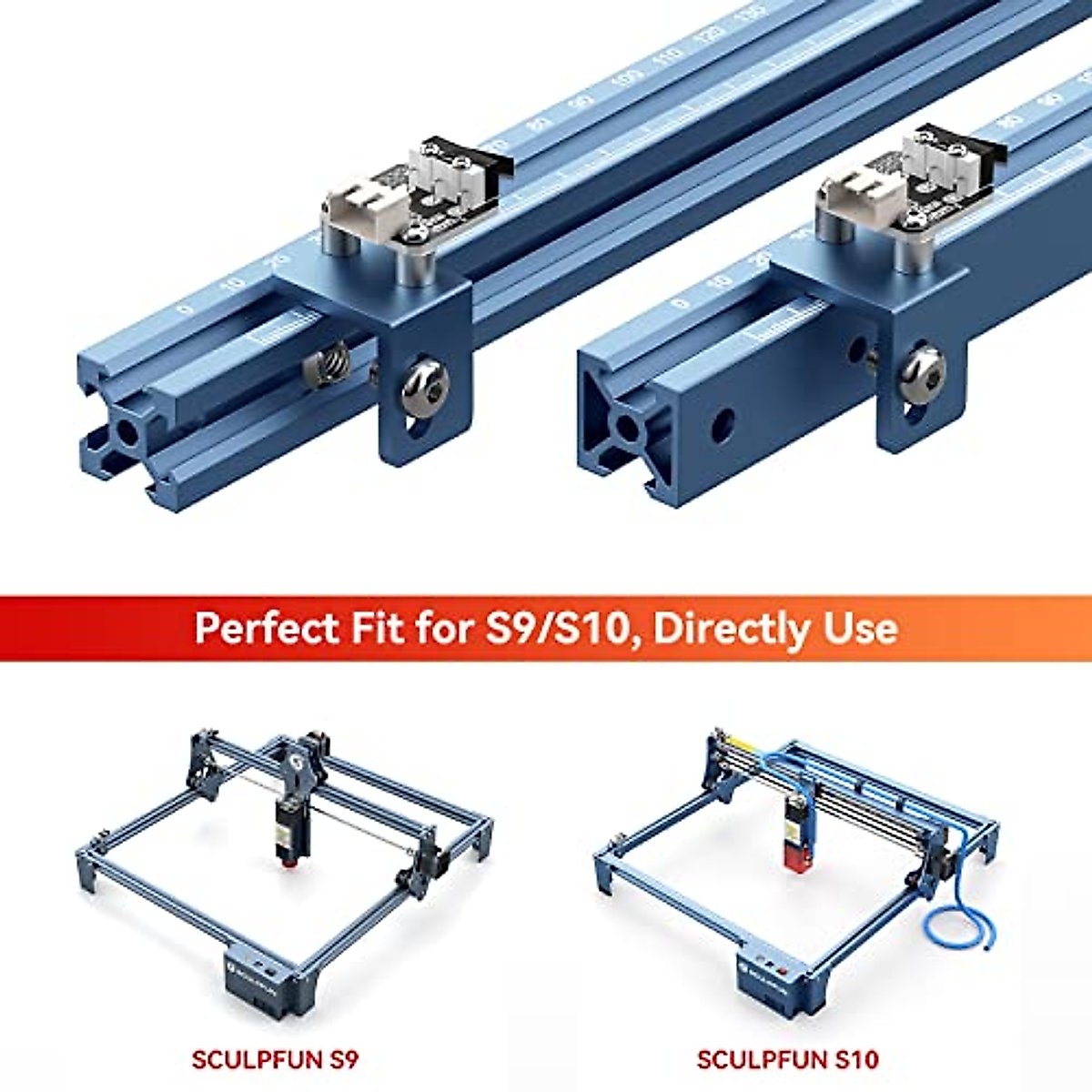 SCULPFUN S9/S10 Laser Engraver Limit Switch Kit, Turn on Homing and Positioning Function, Perfect Match S9/S10 Laser Engraving Machine, Direct Installation Without Additional Accessories