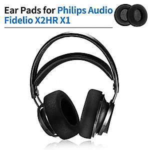 Replacement Ear Pads for Philips Audio Fidelio X2HR X1 Headphones/Philips Fidelio X3 Wired Headphones Ear Cushions Cover (for Philips Audio Fidelio X2HR X1)