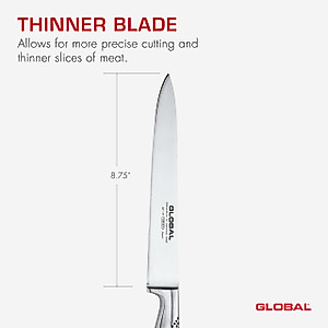 Global GF-37-8 1/2 inch, 22cm Heavyweight Carving Knife GF-37, 8.5", Stainless Steel