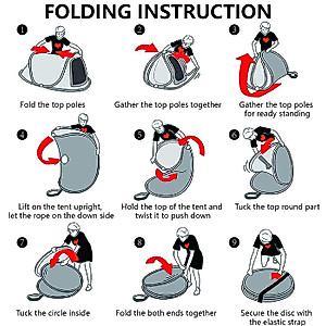 Eackrola 2-Person-Tent, Instant Pop up Tent for Camping, Easy Setup Beach Tent Sun Shelter - Ventilated Mesh Windows, Water Resistant, Carry Bag Included (Green)