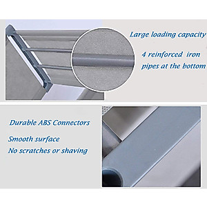 HOSTARME Bookshelf Kids 9 Cube Book Shelf Organizer Bookcase DIY for Bedroom Classroom Office (Gray), Grey