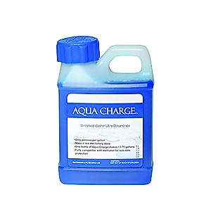 Sanco Industries Aqua Charge Windshield Washer Ultra Concentrate, 8 ounces makes 13.75 gallons finished product