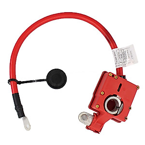 Positive Terminal Battery Blow Off Cable Lead Wire Plus Pole for E91 E90 Replaces OEM# 61129217031, 61 12 9 217 031