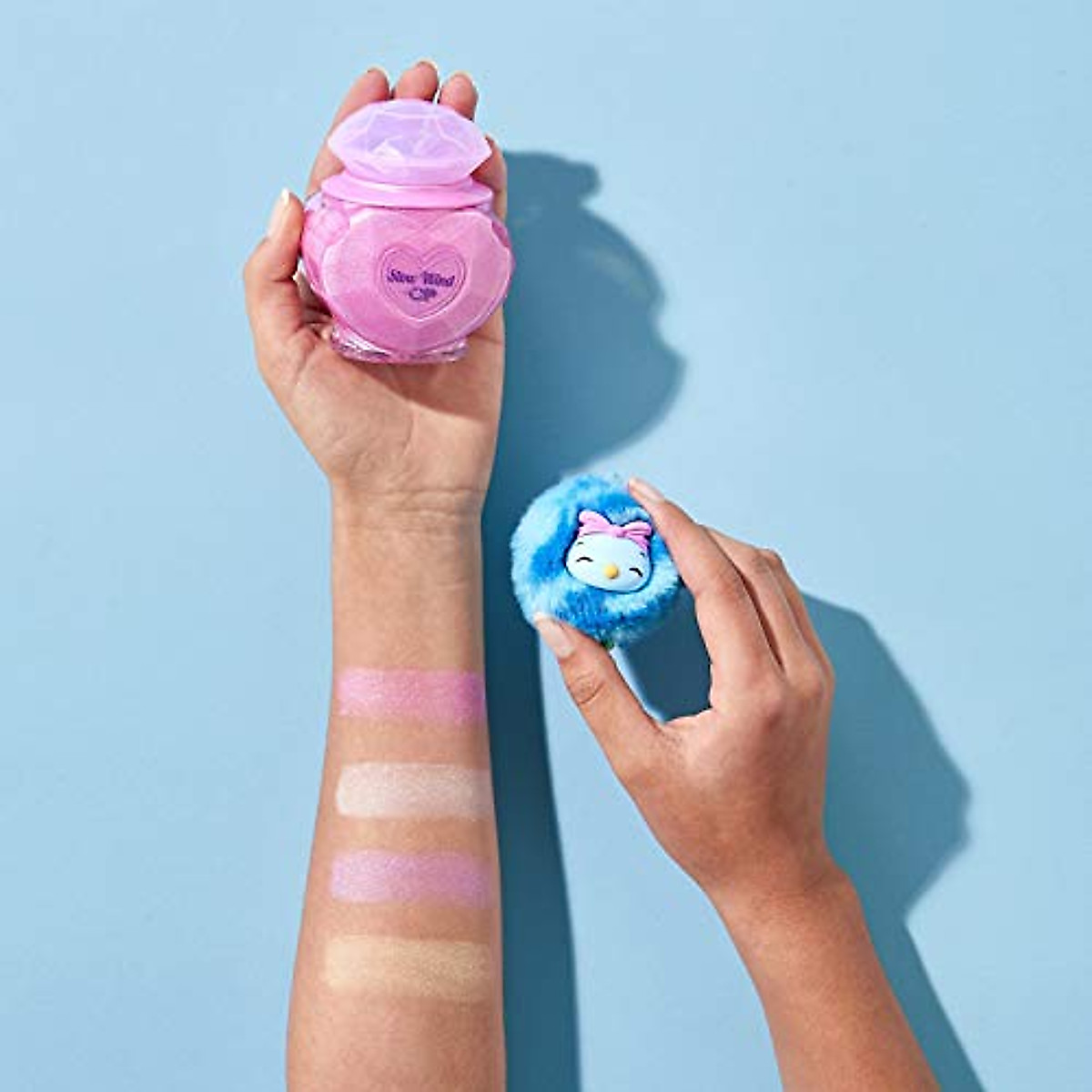 Pikmi Pops Cheeki Puffs - 1pc Collectible Scented Shimmer Plush Toy in Small Perfume - 2 Pack, Multicolor