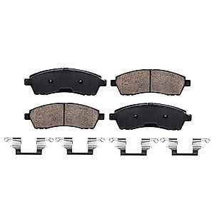 Detroit Axle - Brake Pads for 1999-2004 Ford F-250 F-350 Super Duty 2000-2005 Ford Excursion, 4pc Front & Rear Ceramic Brake Pads Set Replacement