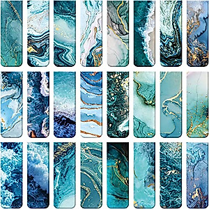 24 Pieces Magnetic Bookmarks Assorted Ocean Bookmark Magnetic Page Markers Magnetic Page Clips for Women Students Teachers Book Lovers Reading, Multi Ocean Patterns