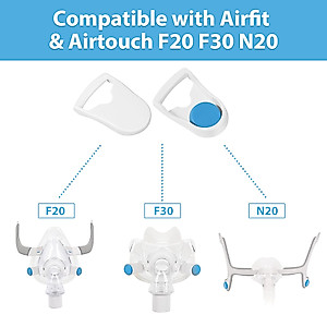 OTIWTT Headgear Clip, Magnetic Headgear Clips Compatible for AirFit AirTouch F20 F30 N20, Quick Disconnect Clips with Strong Force, 6 Pack 3 Pairs