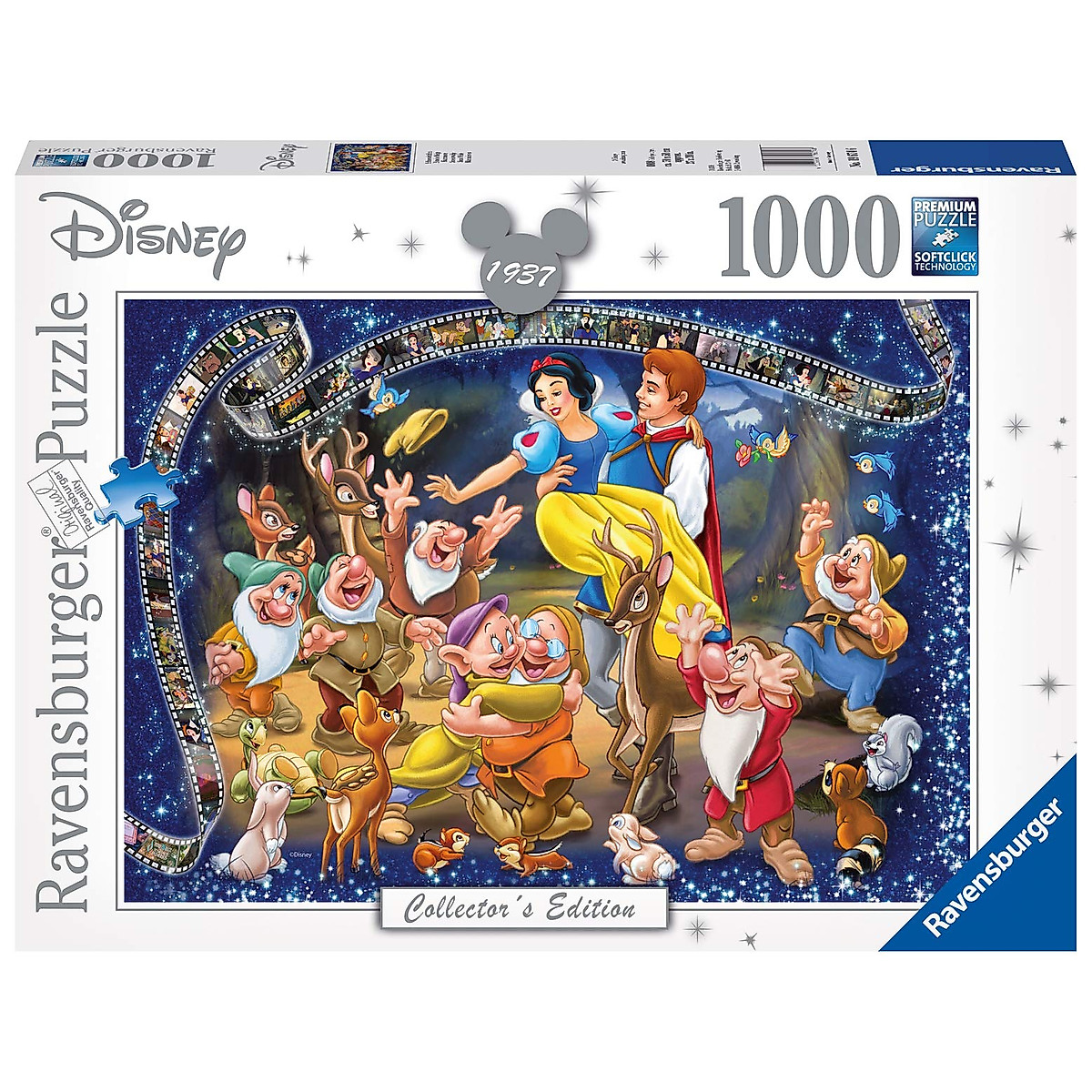 Ravensburger Disney Snow White Collector's Edition Puzzle | 1000 Unique Pieces | Softclick Technology Ensures Precise Fit | Ideal for Adults and Kids Aged 12+